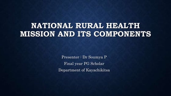 School health programme | PPT