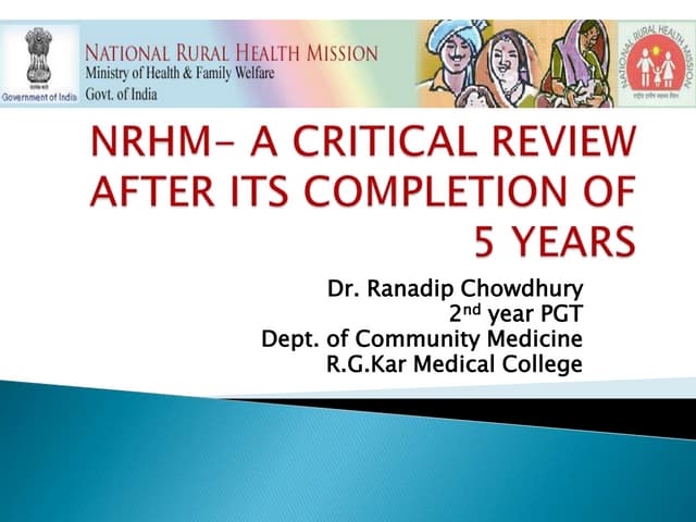 NRHM AND NUHM