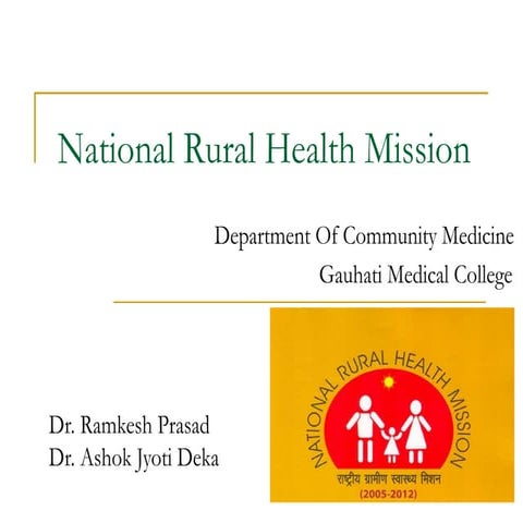 NRHM in Assam | PPTX