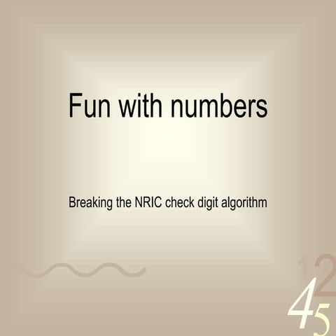 NRIC_numbers.ppt