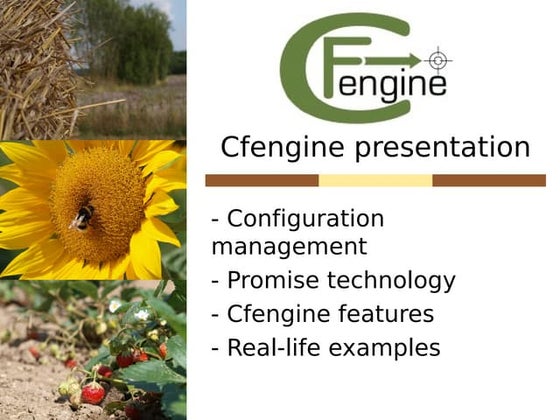 CFEngine 3 | PPT
