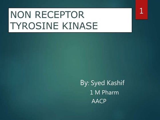 Receptor tyrosine kinase | PPTX