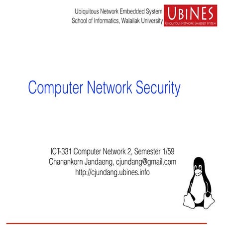 Network Security Lecture | PPT