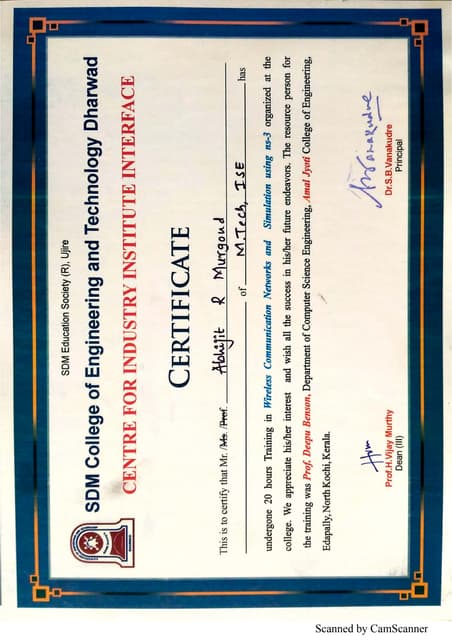 Hardware and Networking certificate | PDF