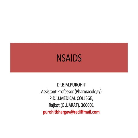 NSAIDS | PPT