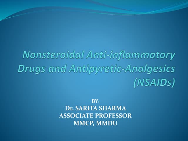 NSAID'S --ASPIRIN | PPTX