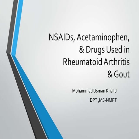 Nsaids, Acetaminophen | PPTX