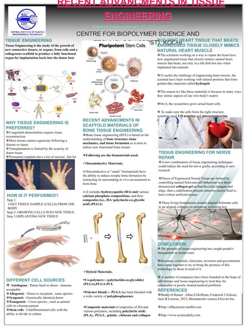 TISSUE ENGINEERING | PPT | Biological Sciences | Science