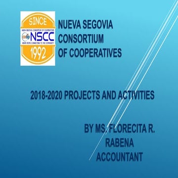 Accomplishment of NSCC | PPT