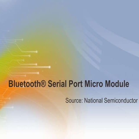 Bluetooth® Serial Port Micro Module | PPT | Computer Peripherals | Computing