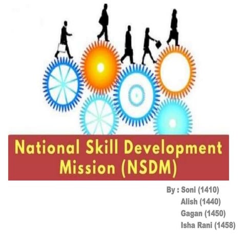 Nsdm | PPTX | Vocational Training | Careers