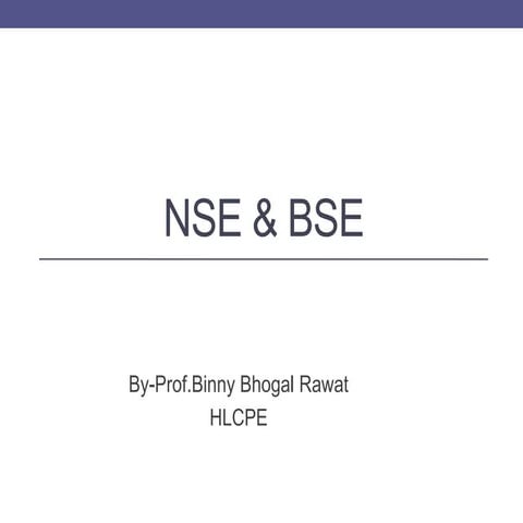 Nse | PPTX