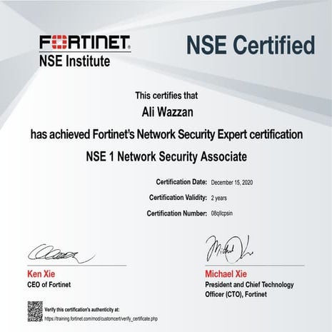 NSE 1 Certificate | PPT