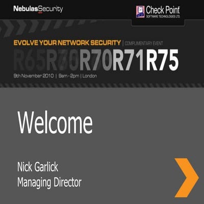 Checkpoint Firewall for Dummies | PPTX