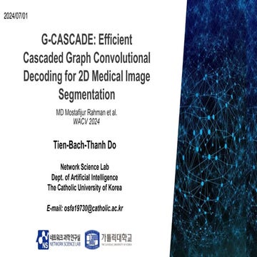 [ns][lab Seminar 240701]g Cascade Efficient Cascaded Graph