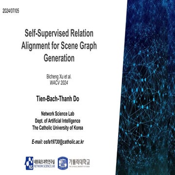 [NS][Lab_Seminar_240705]Self-Supervised Relation Alignment for Scene Graph Generation.pptx