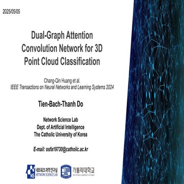 [ns][lab Seminar 250505]dual Graph Attention Convolution Network For 3d Point Cloud