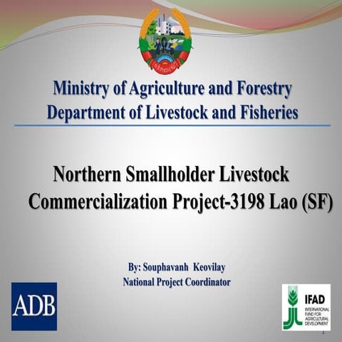 Nslcp cosop 2016 | PPTX | Agriculture | Industries