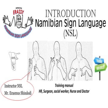 NSL Medical Part 1 (Namibian Sign Language) | PDF