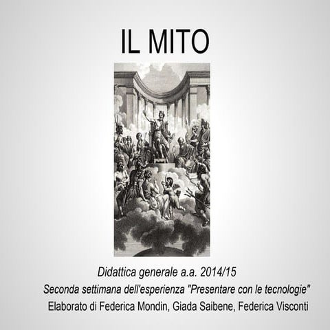 Mito-Lezione per una quinta elementare | PPTX