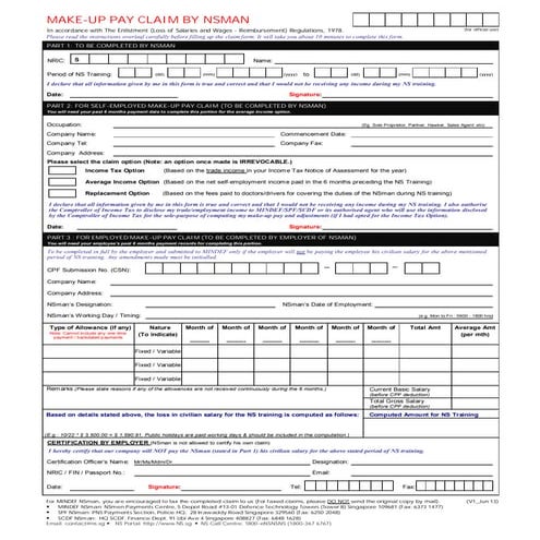 Nspay claimform | PDF | Government Support and Welfare | Financial ...
