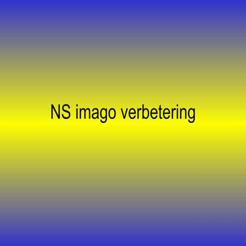 Ns presentatie | PPT | Rail Travel | Travel Type