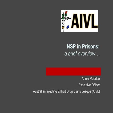 NSP in Prisons:a brief overview… | PPT