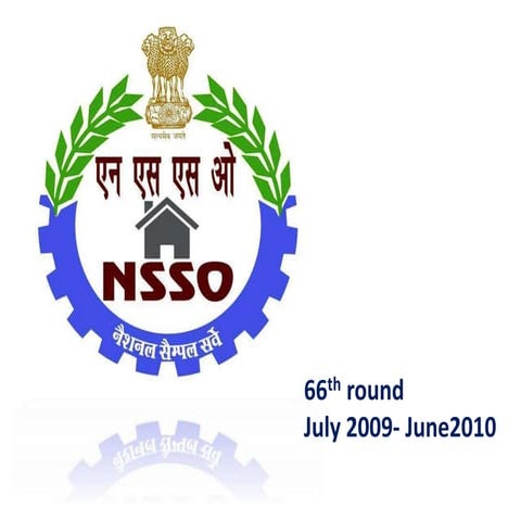 Nsso 66th round ppt | PPTX