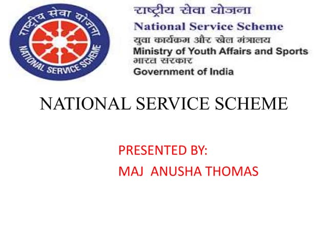 National Service Scheme.pdf for college nss | PDF