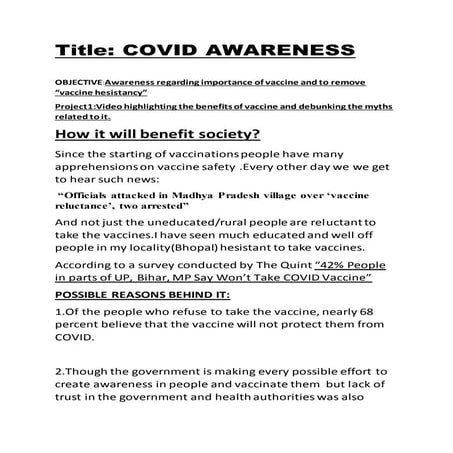 nss project.docx | Infectious Diseases | Diseases and Conditions