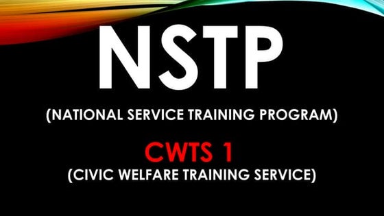 NSTP 2 CIVIC WELFARE TRAINING SERVICE MODULE | PDF