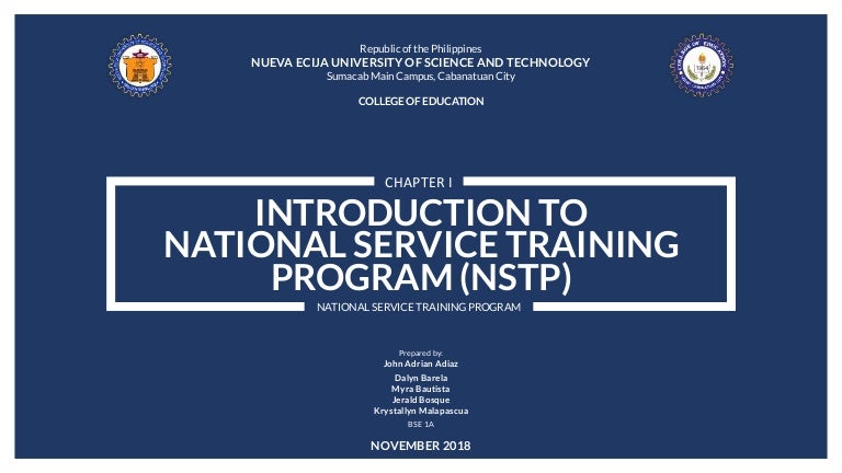 Introduction to NSTP