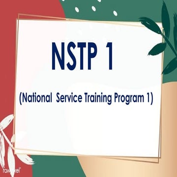NSTP FOR LESSON 5 DISCUSSION ABOUT AIDING | PPTX