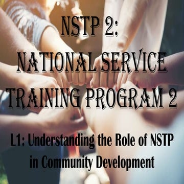 NSTP Lecture 1 Community Extension .pptx
