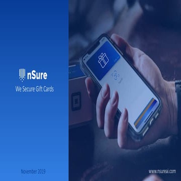 nSure - We secure Gift cards (Fight gift-card fraud with the most ...
