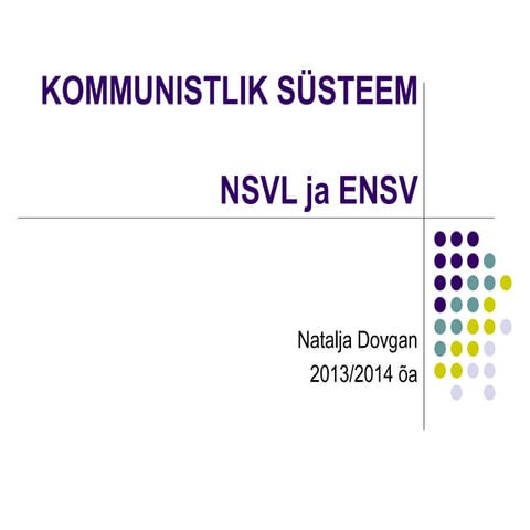 NSVL ja idablokk | PPT