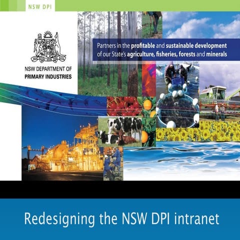 NSW DPI Intranet Redesign | PPT