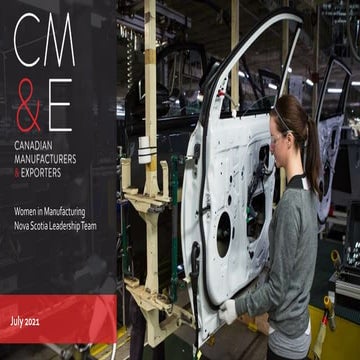NS women in manufacturing | PPTX