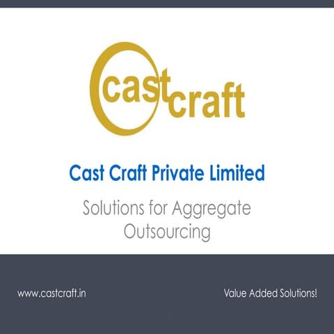 Cast craft v1 | PPT