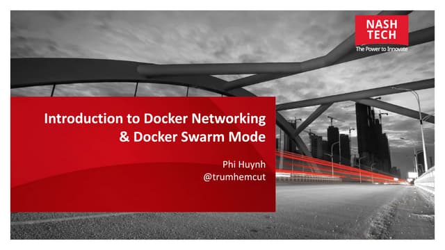 Docker Networking And Swarm Mode Introduction Ppt 9477