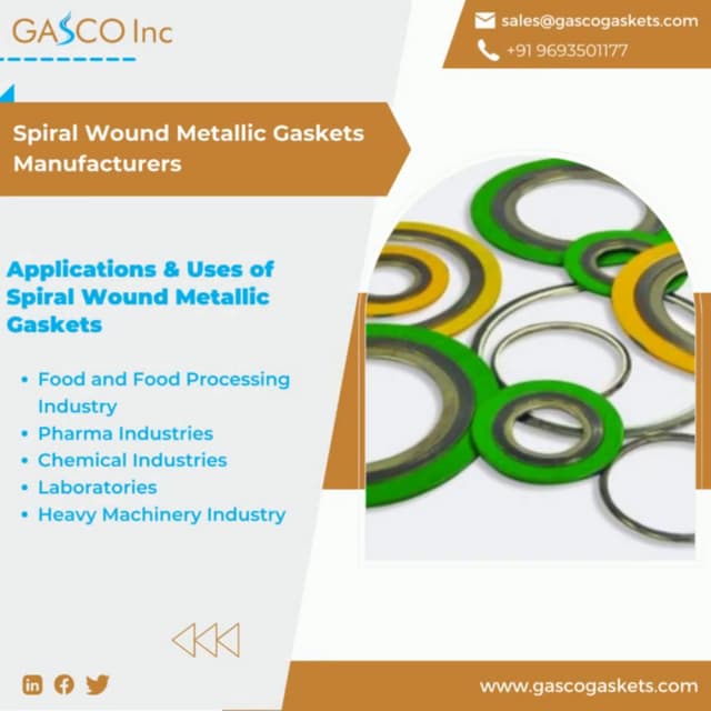 Finest Quality Gasket Manufacturer in India, Gasco- Inc | PDF