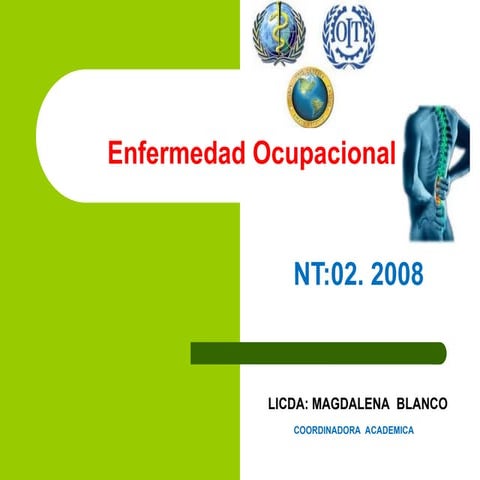 NT02 enfermedad ocupacional en Venezuela según el Inpsasel en ...