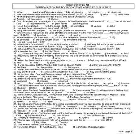 BIBLE QUIZ FROM THE BOOK OF ACTS OF THE APOSTLES.pptx