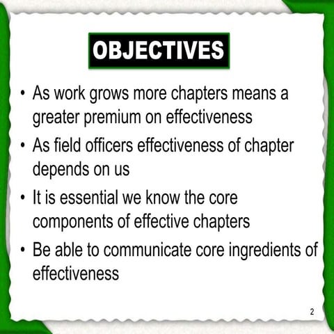 The Effective Chapter | PPT