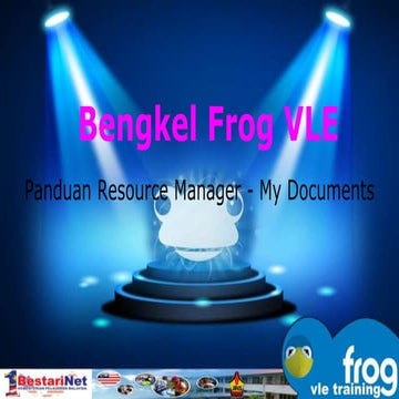 Frog VLE - Resource manager | PPTX
