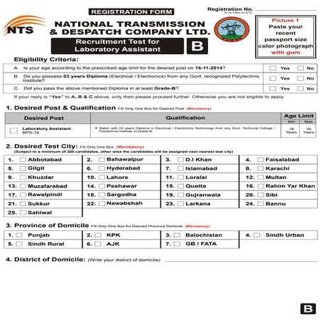 Ntdcl nov2014 form_b_laboratory_assistant | PDF