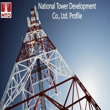 Natiional Tower Development Limited Myanmar (NTD) | PDF