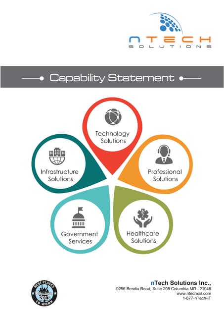 Capablity Statement | PDF | IT and Internet Support | Internet