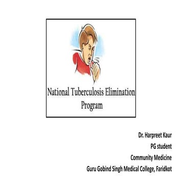 NTEP status updates and plans for ending TB in India