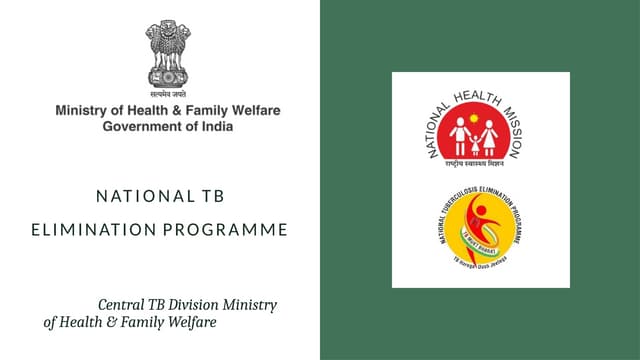 NTEP (National Tuberculosis Elimination Programme).pptx